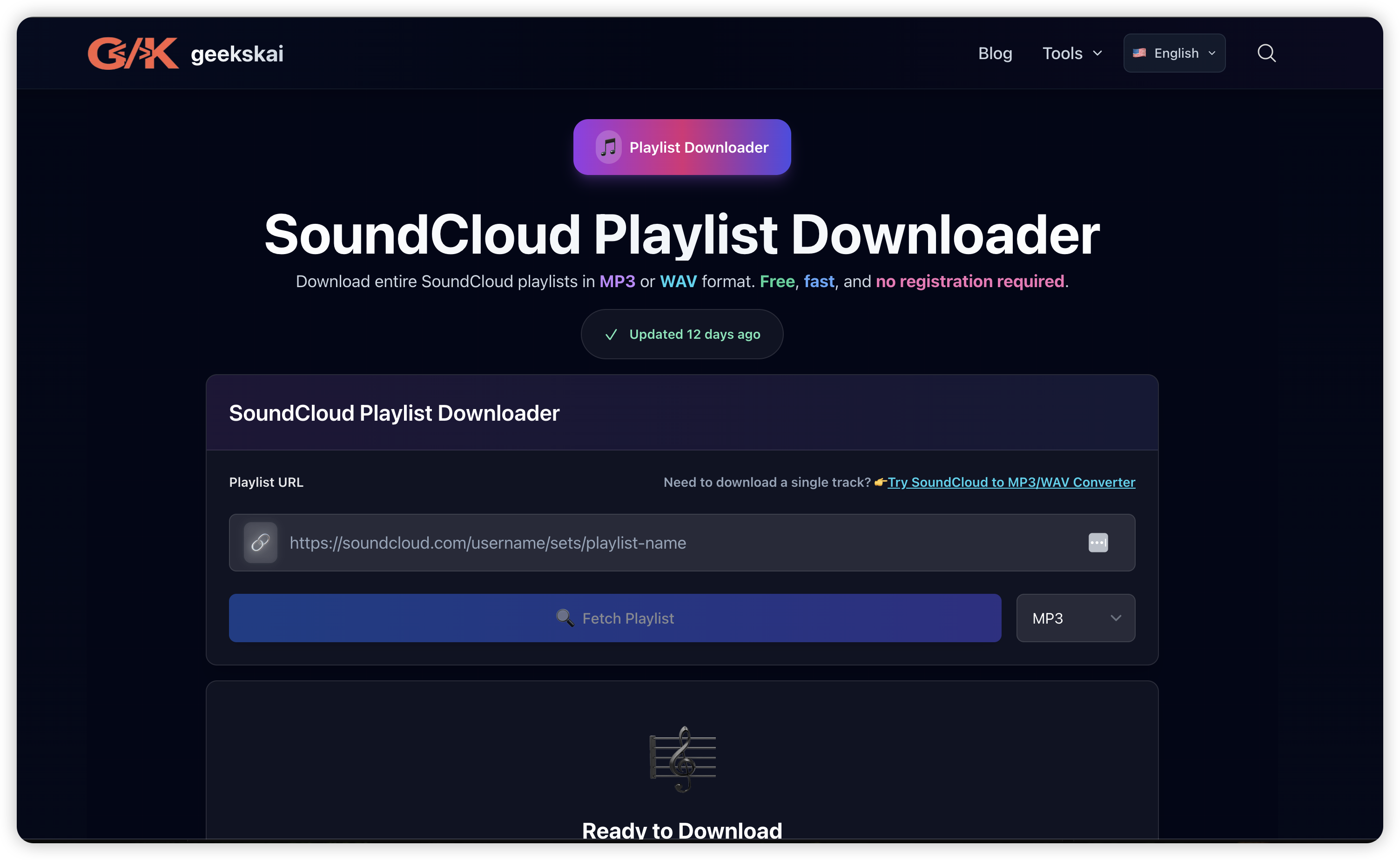 SoundCloud-Playlist-Downloader – Kostenloses Online-Tool | Ganze ...